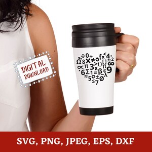 Math Heart SVG, Math Teacher SVG, Mathematics Heart, Mathematics Lover ...