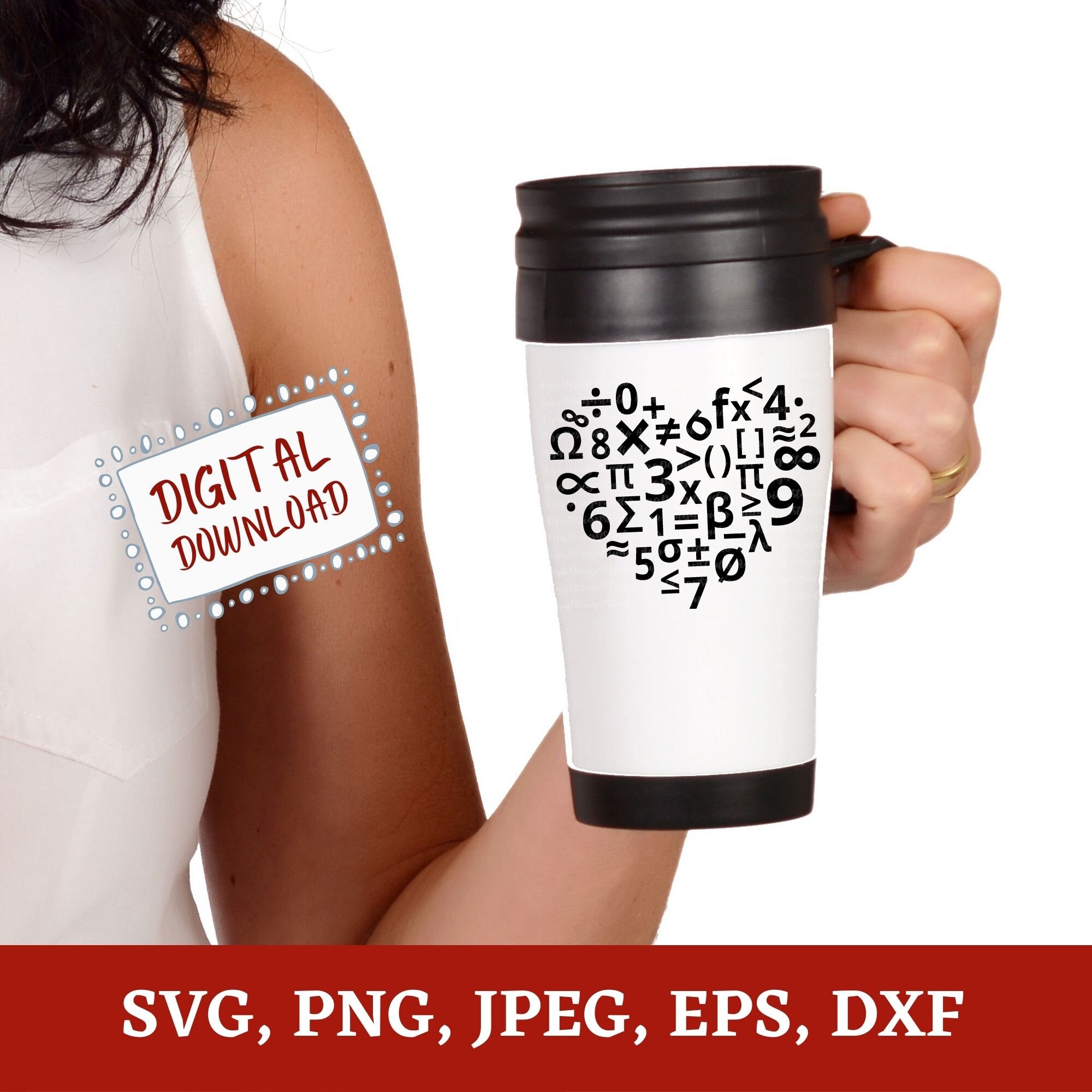 Math Heart SVG Math Teacher SVG Mathematics Heart - Etsy Canada