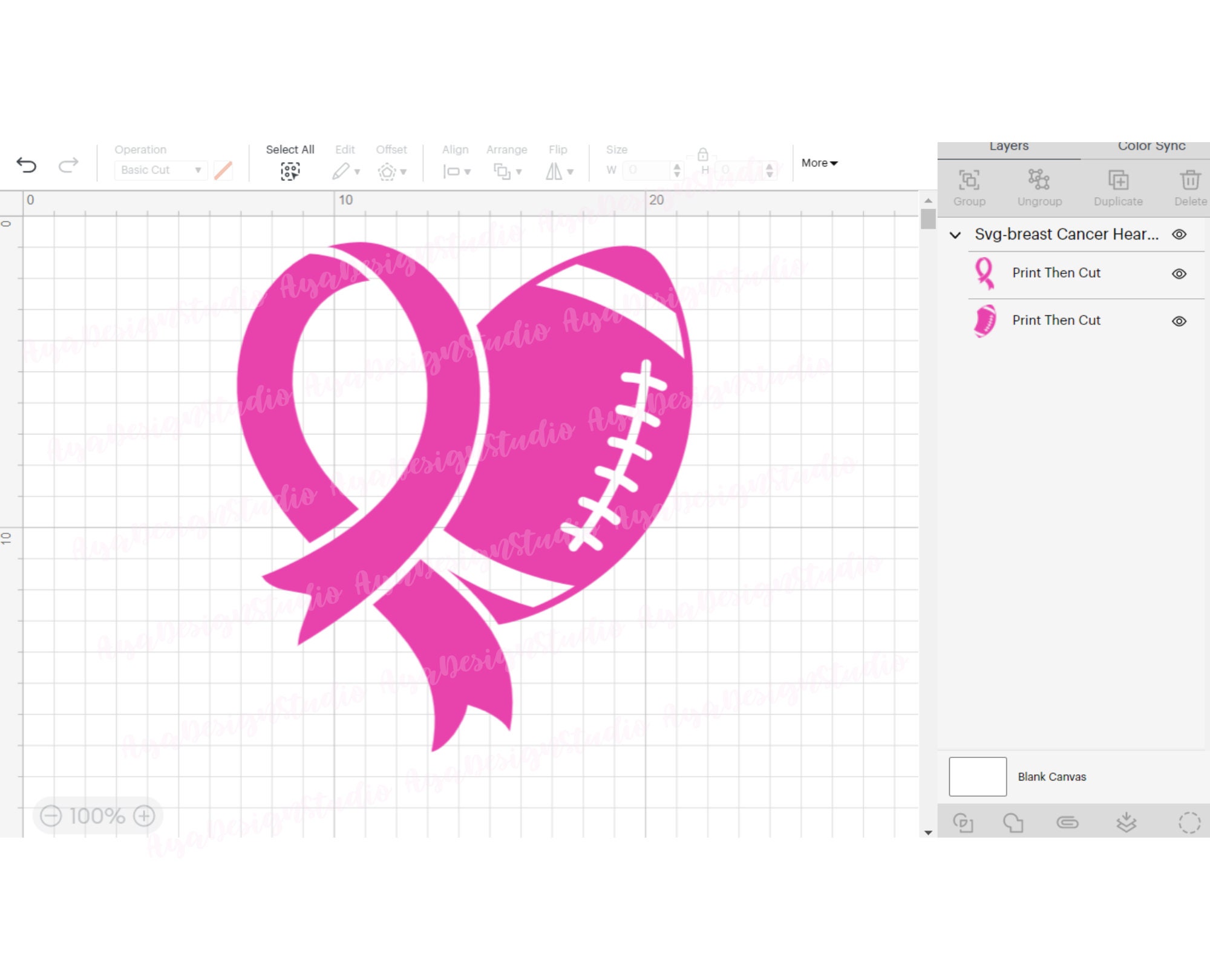 Football Heart Breast Cancer Ribbon Svg, Breast Cancer Heart Ribbon ...