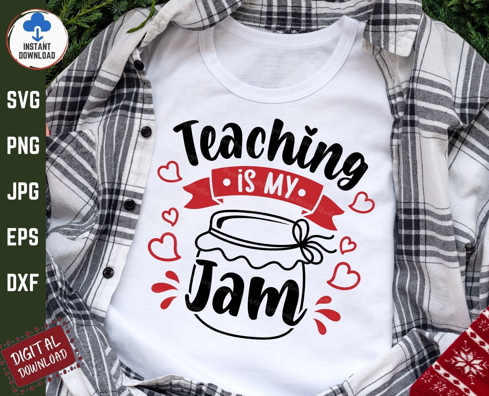 Teaching is My Jam Svg, Teaching Svg, Teacher Gift Svg, Teaching School ...