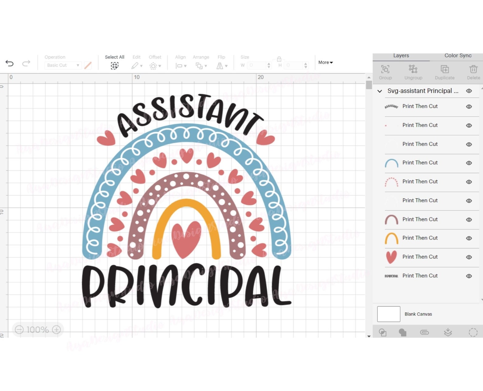Assistant Principal Rainbow Svg, Assistant Principal Svg, School Worker ...