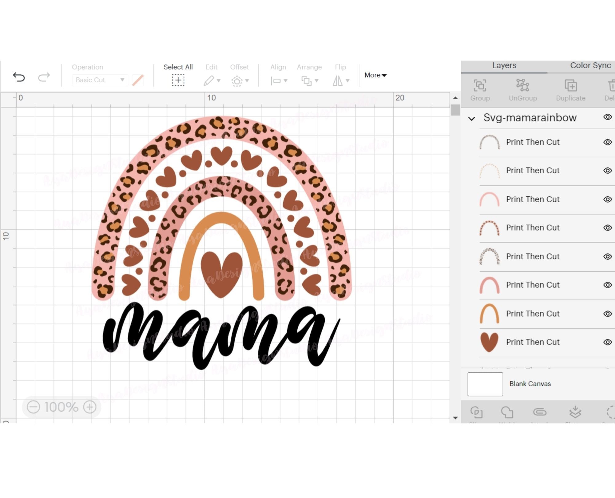 Mama Rainbow Svg Boho Rainbow Mama Svg Leopard Boho Rainbow - Etsy