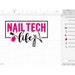 Nail Tech Life Svg, Nail Polish Svg, Nail Artist Svg, Nail Polish Lover ...