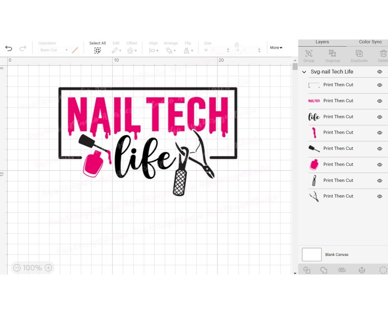 Nail Tech Life Svg, Nail Polish Svg, Nail Artist Svg, Nail Polish Lover ...