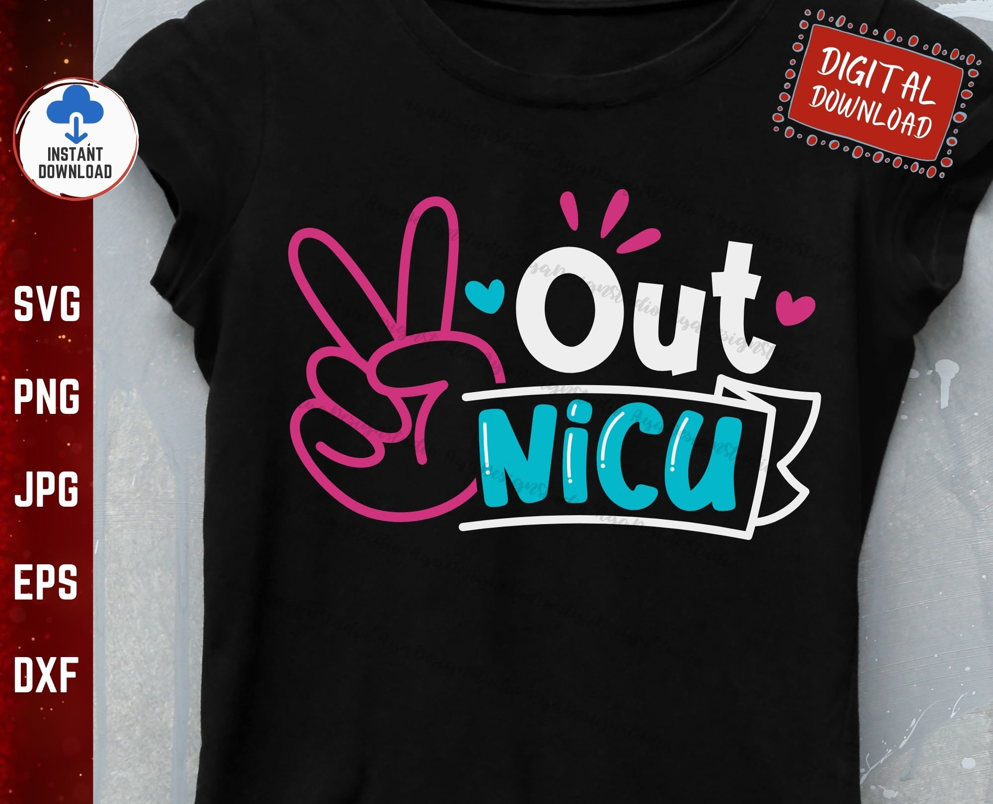 Peace Out NICU Svg, Moving in With My Parents Svg, NICU Nurse Svg ...