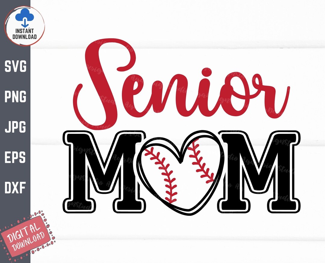 Baseball Senior Mom Svg, Senior Mama Svg, Senior Sports Svg, Baseball ...