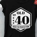 Old Number 40 Aged to Perfection Svg Old Number 40 Svg - Etsy