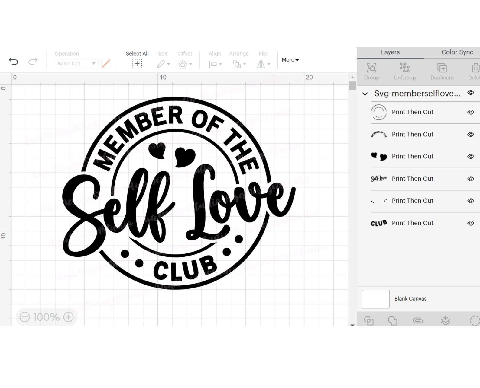Member of the Self Love Club Svg Self Love Club Svg Member | Etsy