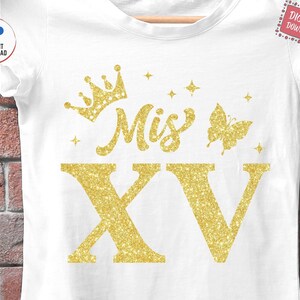 Mis XV Svg, 15 Birthday Girl Svg, 15th Birthday Svg, Fifteenth Birthday ...