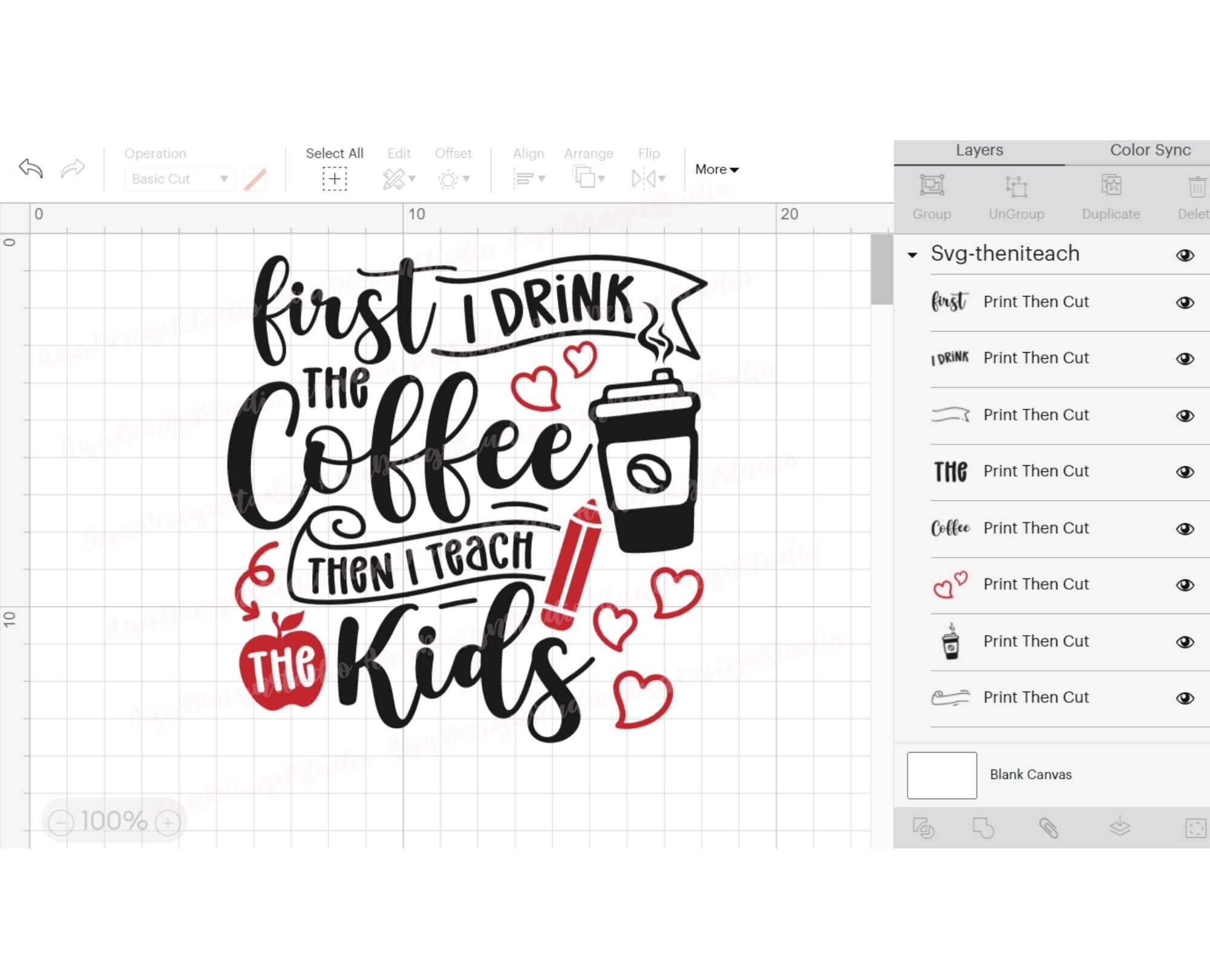 First I Drink the Coffee Then I Teach the Kids Svg, First I Drink SVG ...