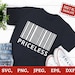 Priceless Barcode Svg, Priceless Barcode, Barcode Decal Svg ...