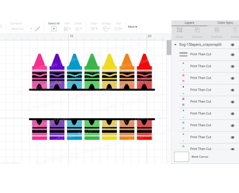 Crayon Split Monogram Svg Crayon Monogram Frame Svg Teacher - Etsy