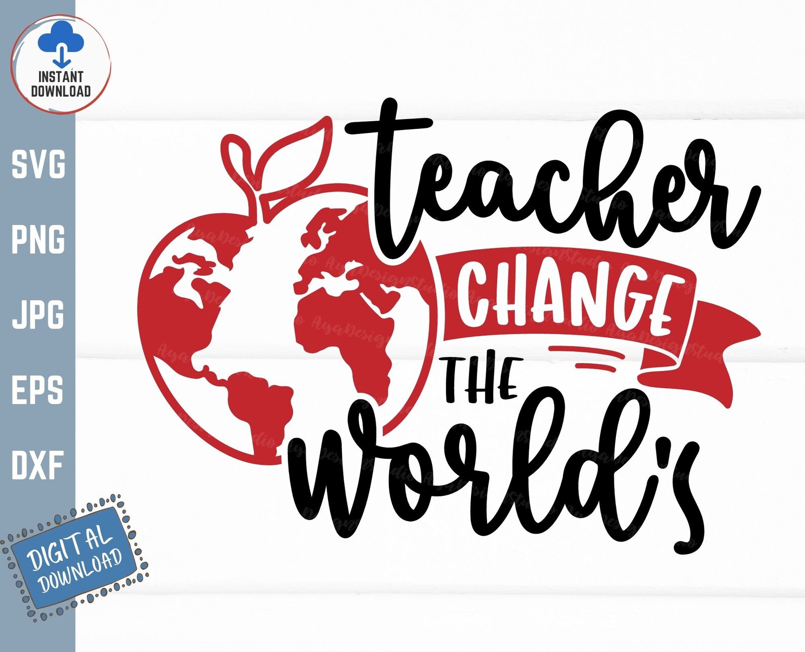 Teachers Change the World Svg Teacher Shirt Svg Teaching - Etsy