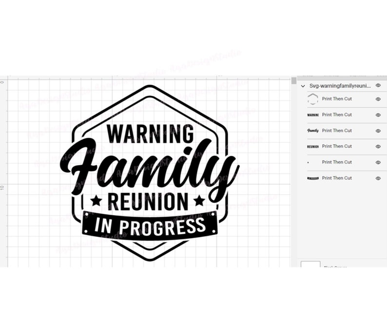 Warning Family Reunion in Progress Svg Family Reunion Svg - Etsy