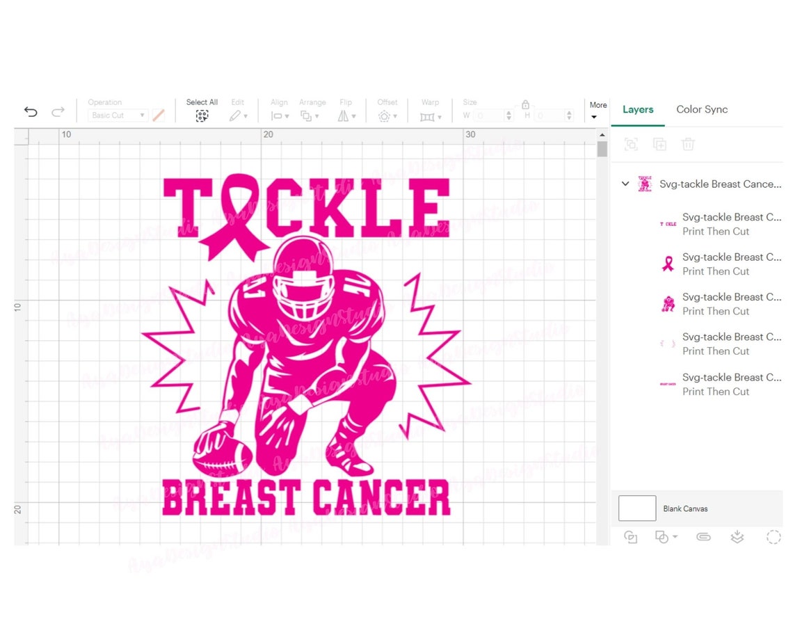 Tackle Breast Cancer Football Player Svg, Breast Cancer Awareness ...