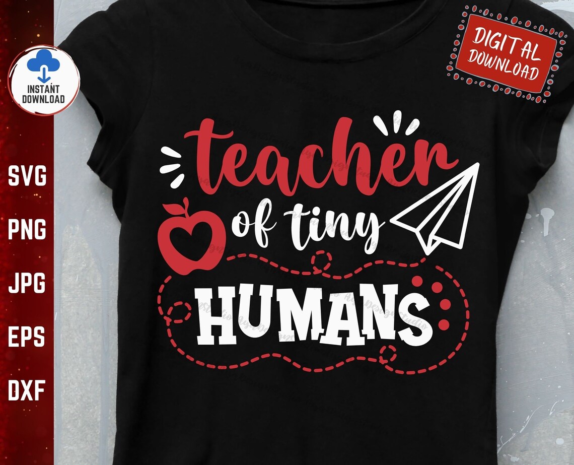 Teacher of Tiny Humans Svg Teaching Svg Apple Teacher Svg - Etsy