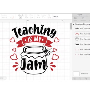 Teaching is My Jam Svg, Teaching Svg, Teacher Gift Svg, Teaching School ...