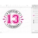 Official 13 Teenager Svg, 13th Birthday Girl Svg, Official Teenager ...