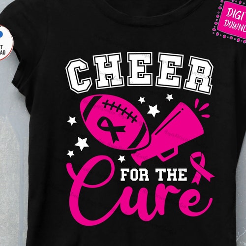 Cheer for the Cure Svg Cheer for the Cure Breast Cancer - Etsy