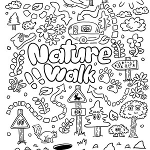 Nature Walk - Digital Downloadable Illustrations and Graphic Clip Art ...