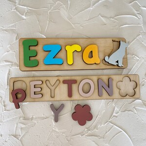 Wooden Name Puzzle Name Puzzle Custom Name Puzzle Personalised Name ...