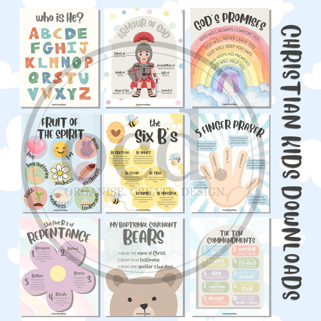 Christian Kids Printables | LDS Kids Printables | LDS Primary ...