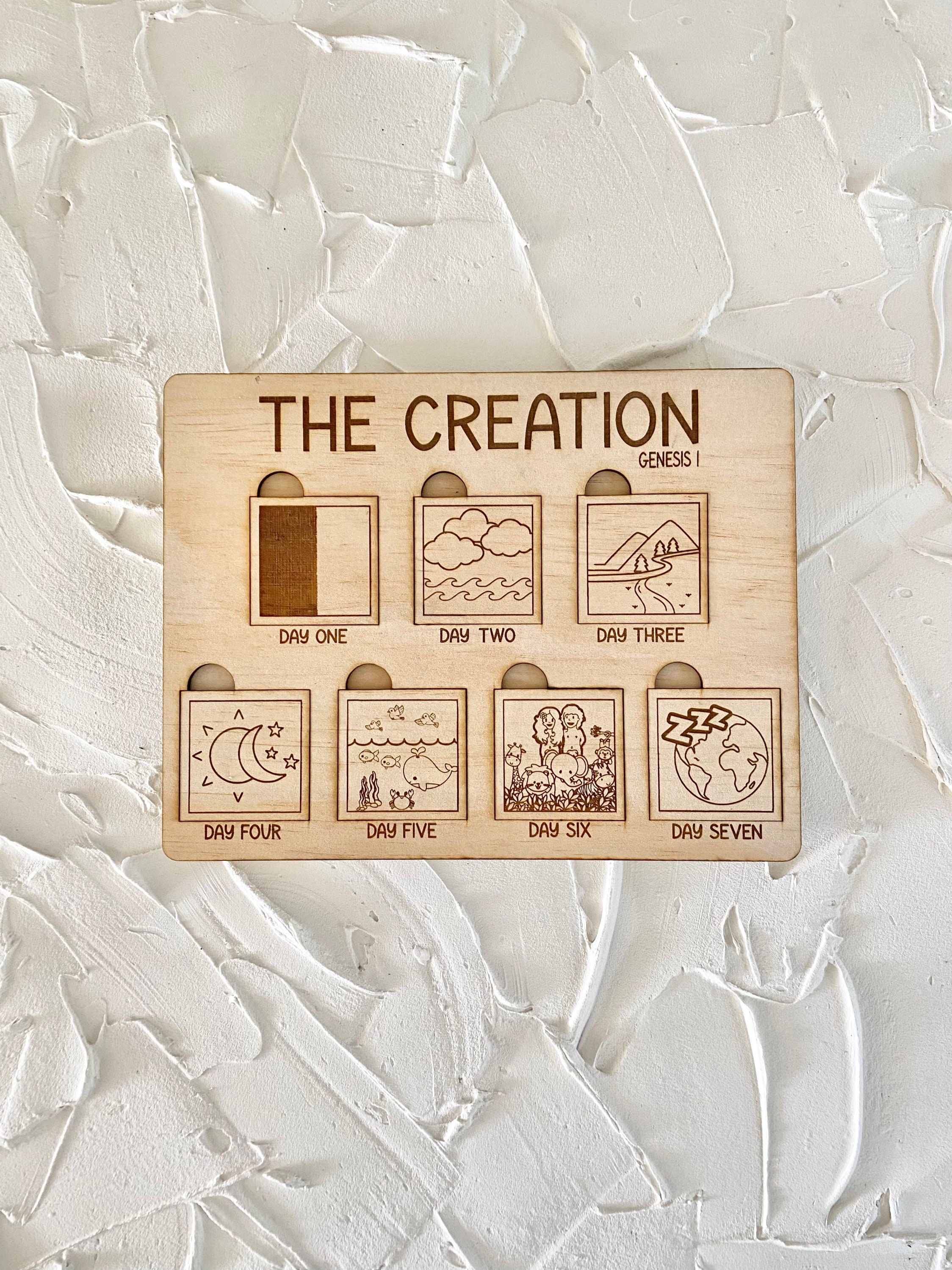 The Creation Wooden Puzzle Bible Wooden Puzzle Religious - Etsy