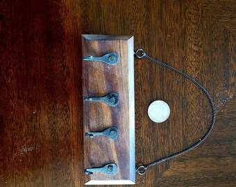 Handmade Key Holder Hook Rack Reclaimed Wood Rustic Farmhouse - Etsy UK