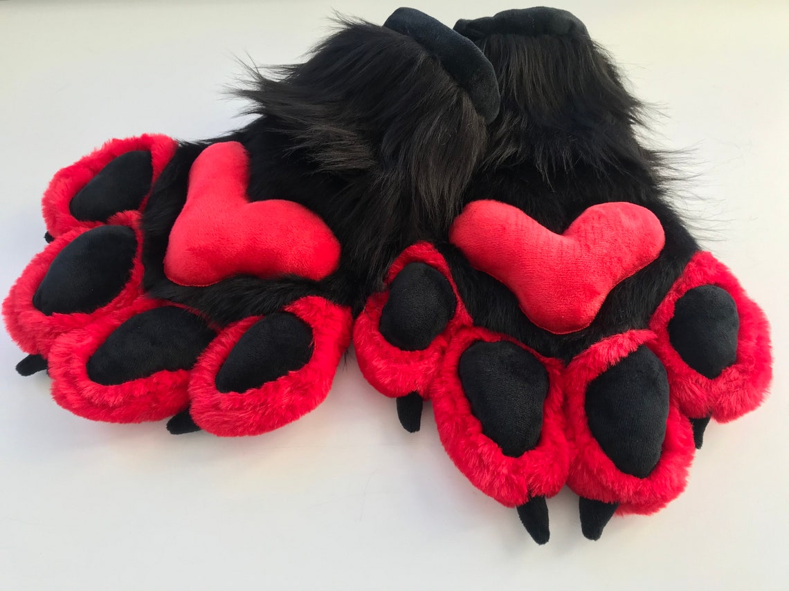 Furry paws fursuit paws template - resssterling