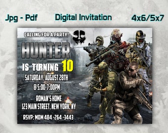Call of Duty Birthday | Etsy