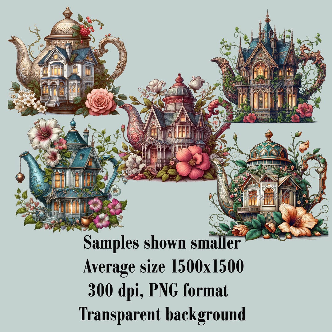 Tea Pot Houses - Etsy