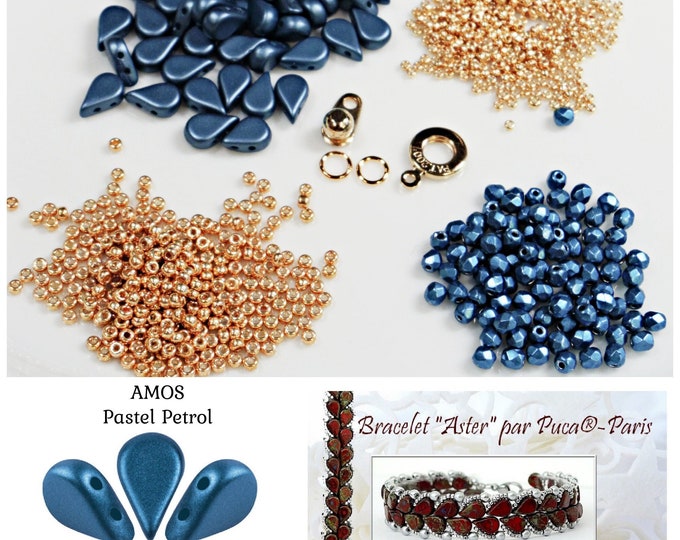 ASTER Bracelet Bead Kit, Free Par Puca® Pattern Included, See ...