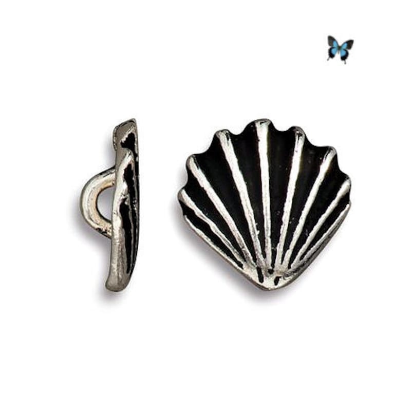 Scallop Shells Button - Etsy