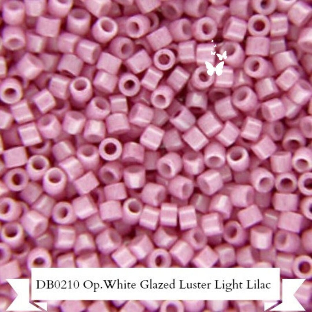 DB210 Opaque Antique Rose Luster Aka Opaque White Gold Luster Light ...