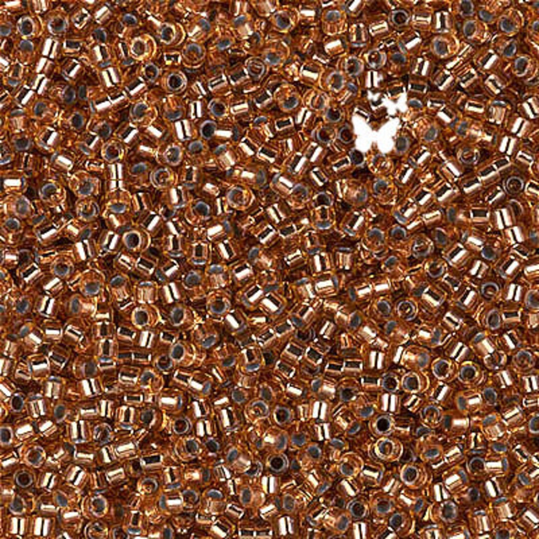 DB181 Copper Lined Light Bronze Aka Copper Lined Pale Amber Size 11/0 ...