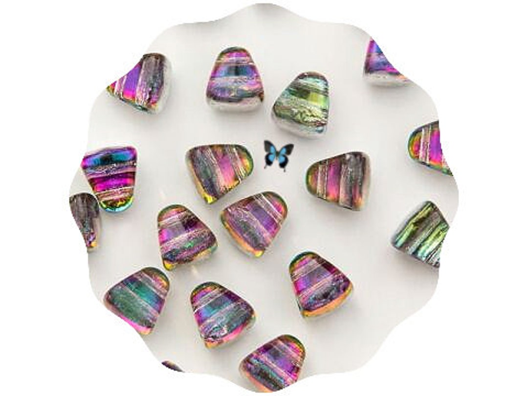 Matubo Nib-bit™ Backlit Spectrum 2-hole Czech Glass Beads 10gr, DIY ...