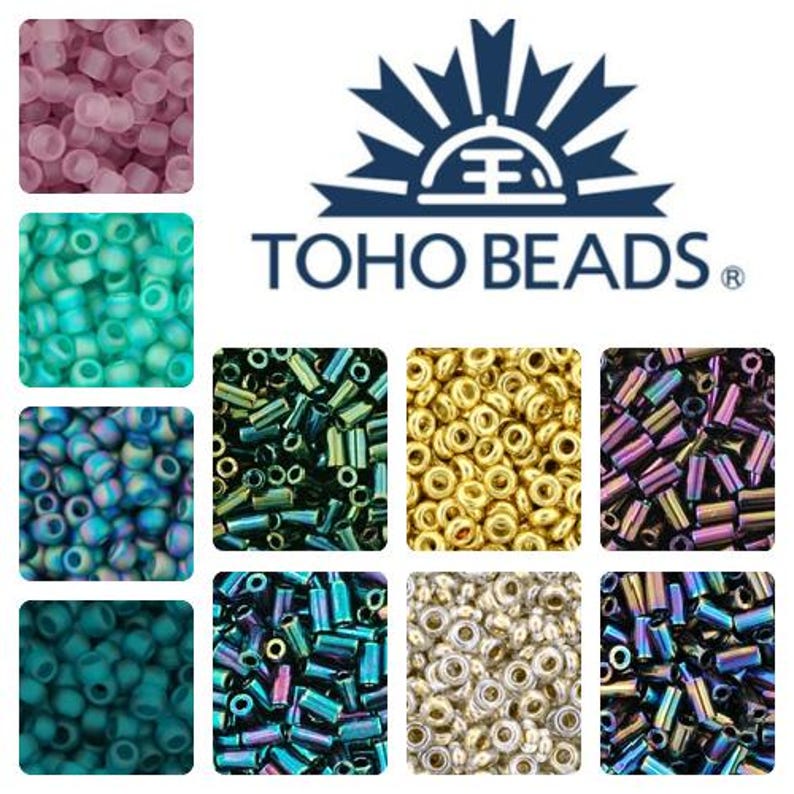 TR-939F Transparent Frosted Emerald Green TOHO Seed Beads, Size 11/0, 8 ...