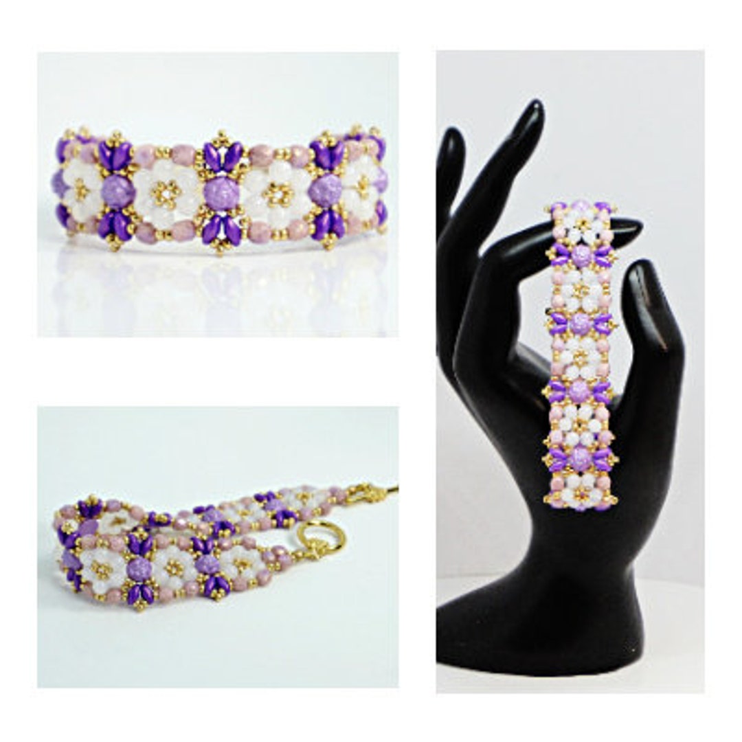 Deb Roberti's PRIMROSE Bracelet Bead Pack >> Tutorial Sold Separately