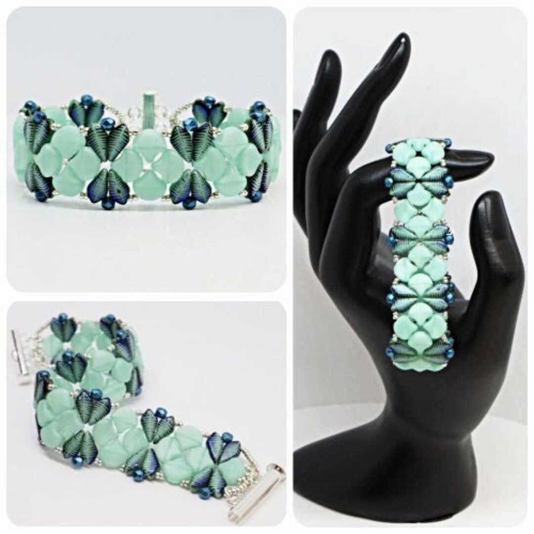 BIRDS of a FEATHER Bead Pack, autumn Leaves Bracelet Tutorial by Yuliya ...