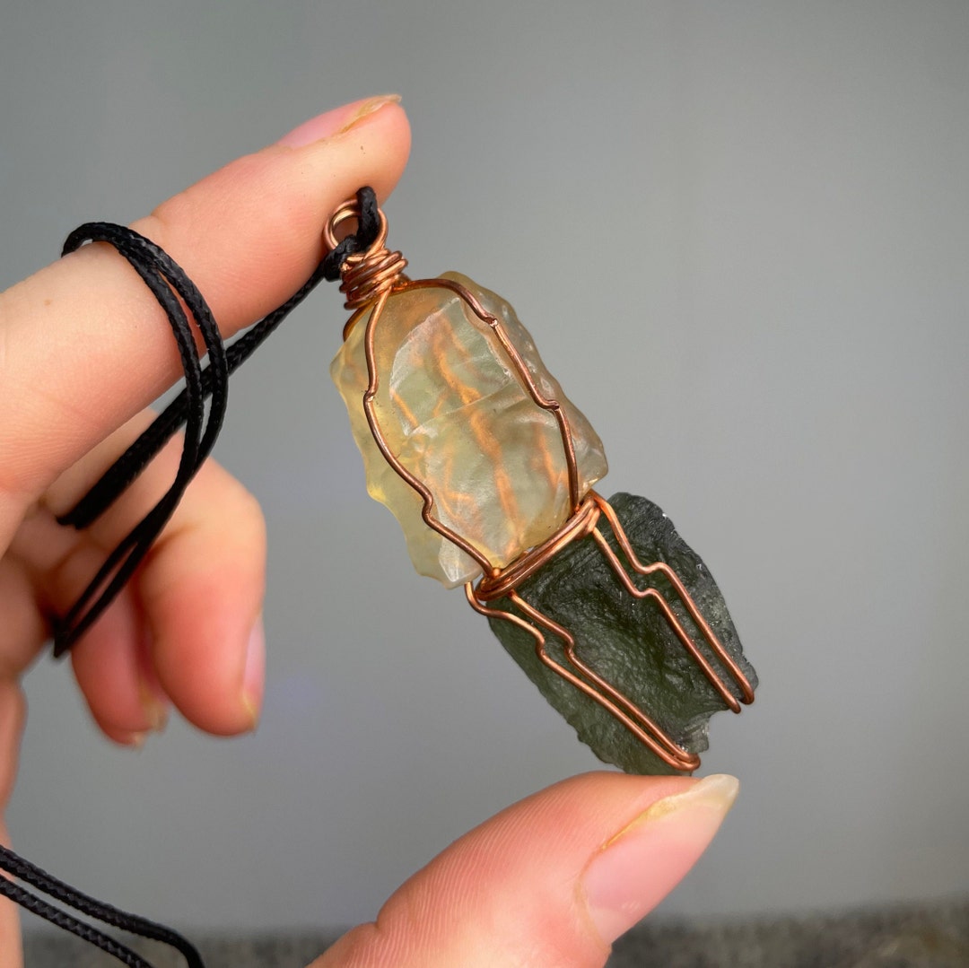 Moldavite & Libyan Desert Glass Transformation Manifestation Synergy ...