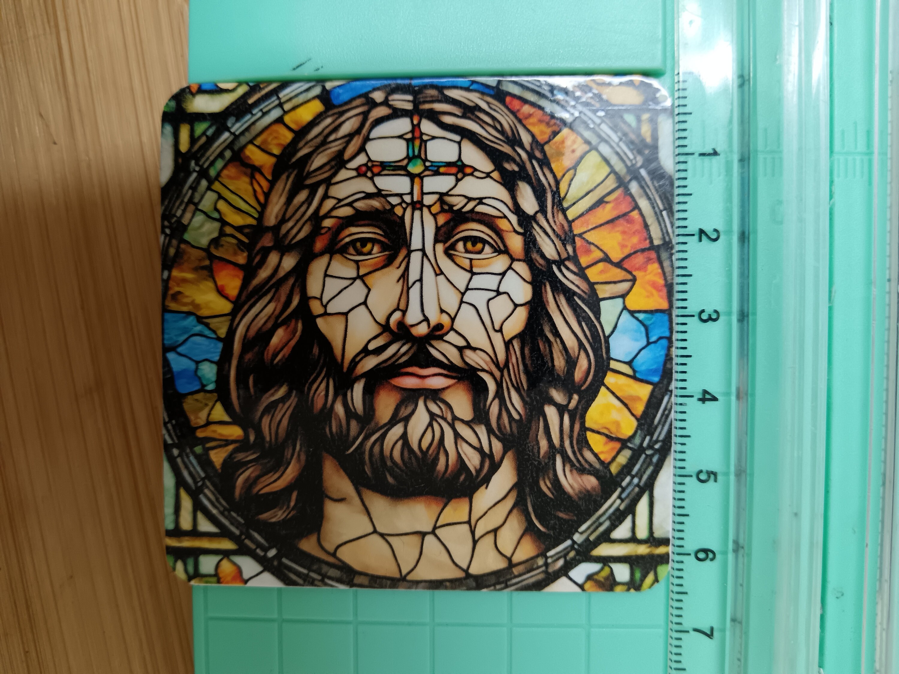 Jesus Stained Glass Fridge Magnet - Etsy