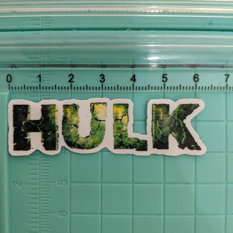 Marvels Hulk Stickers 4 Pack Personalized Sticker - Etsy