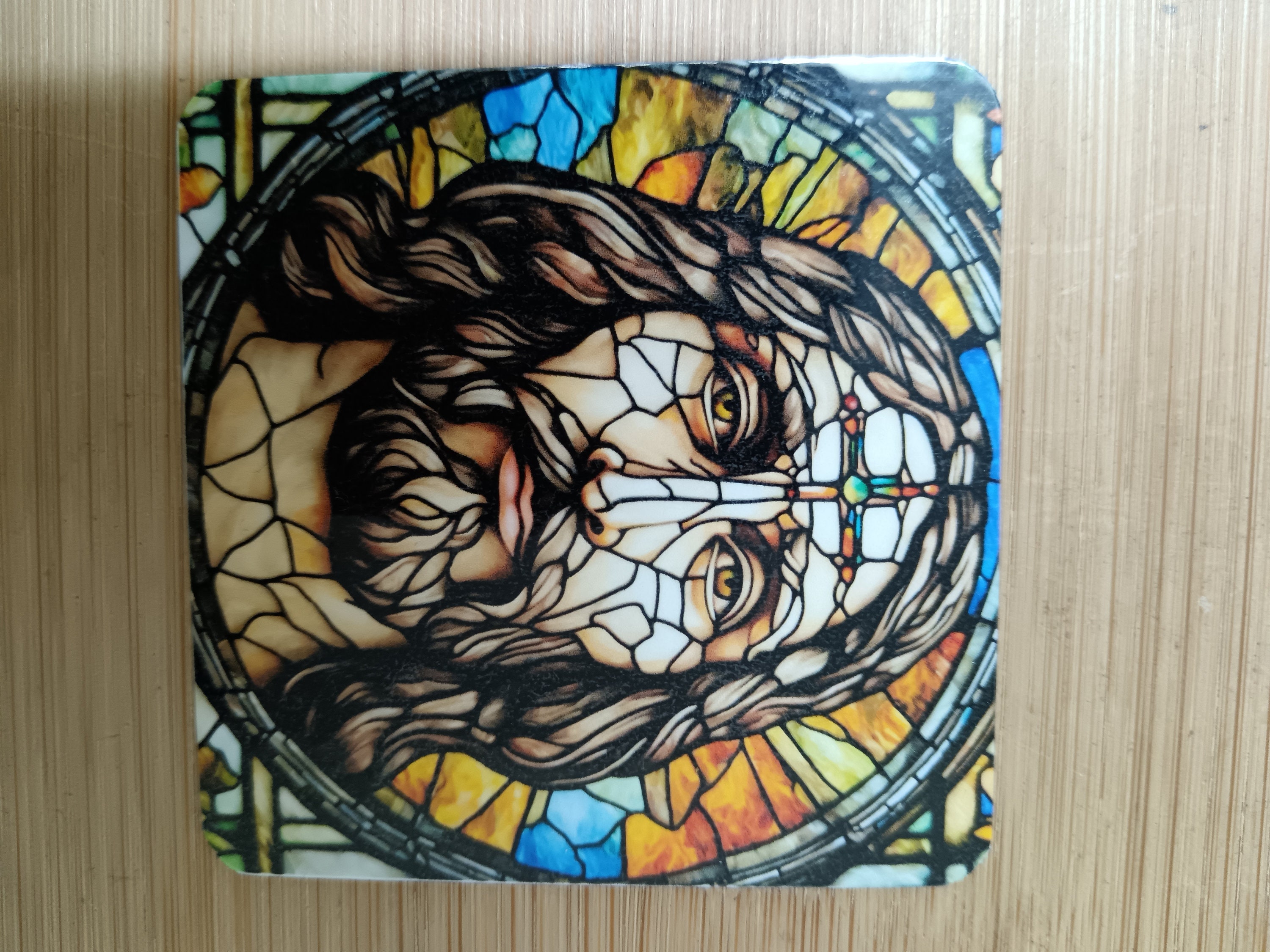 Jesus Stained Glass Fridge Magnet - Etsy
