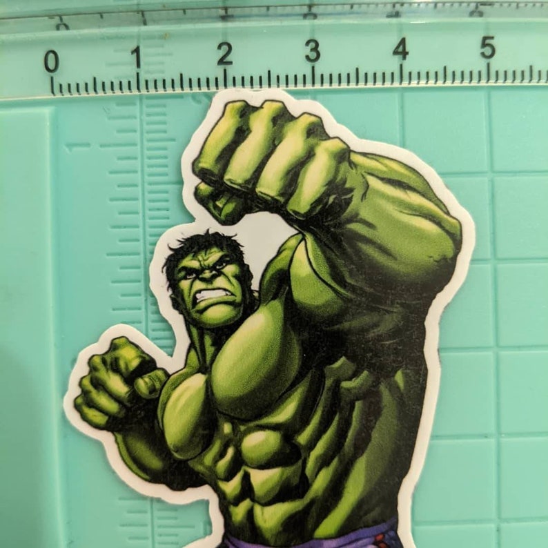 Marvels Hulk Stickers 4 Pack Personalized Sticker - Etsy