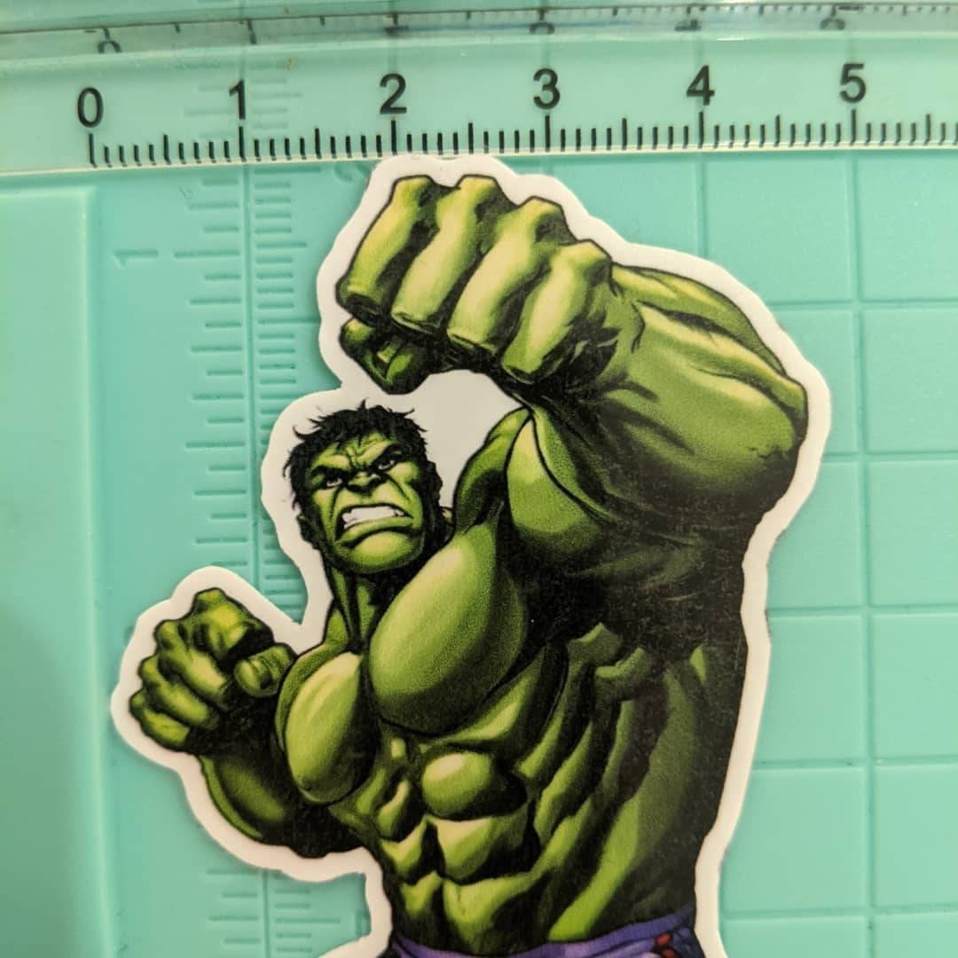 Marvels Hulk Stickers 4 Pack Personalized Sticker - Etsy