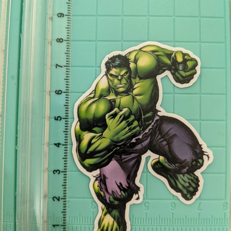 Marvels Hulk Stickers 4 Pack Personalized Sticker - Etsy