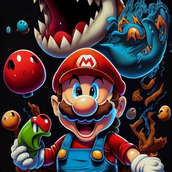 Super Mario Magnets - Etsy