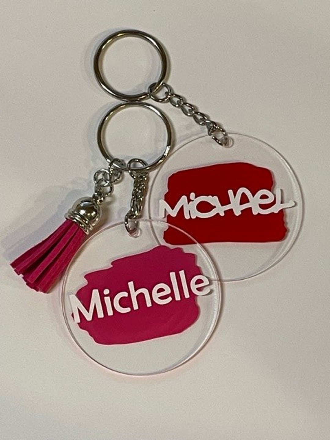 Custom and Personalized Paint Brush Paint Stroke Keychains - Etsy