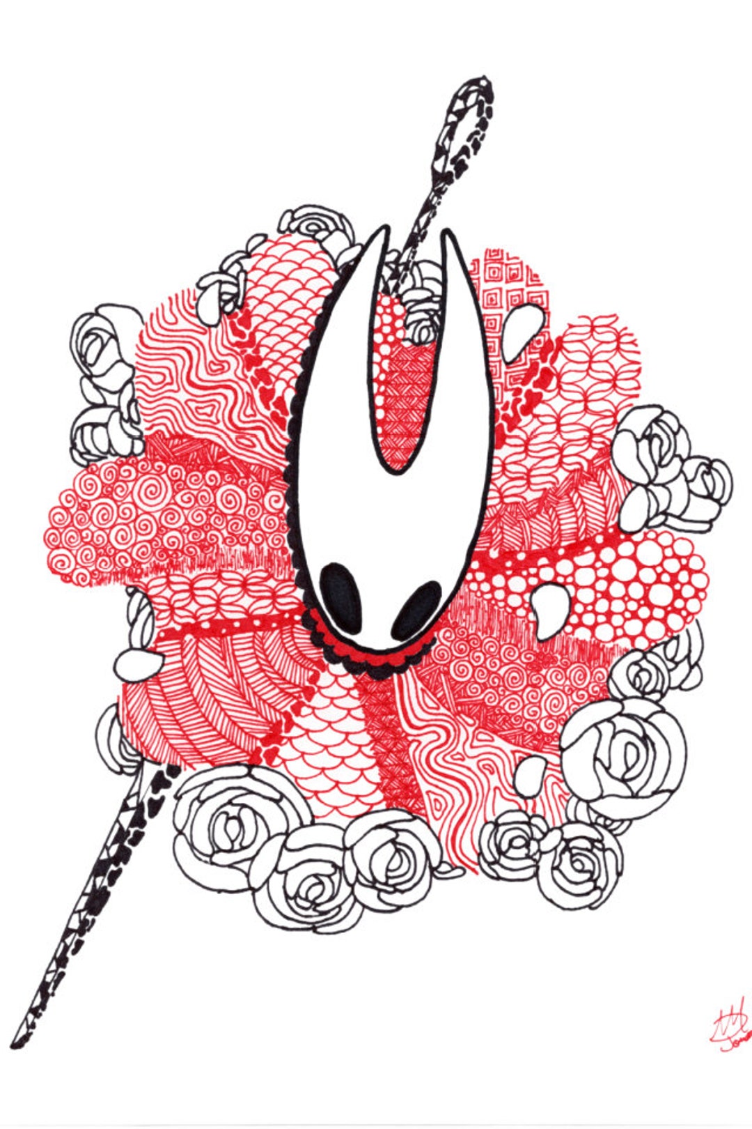 Cellphone Wallpaper - Pattern Fanart Hornet - Etsy