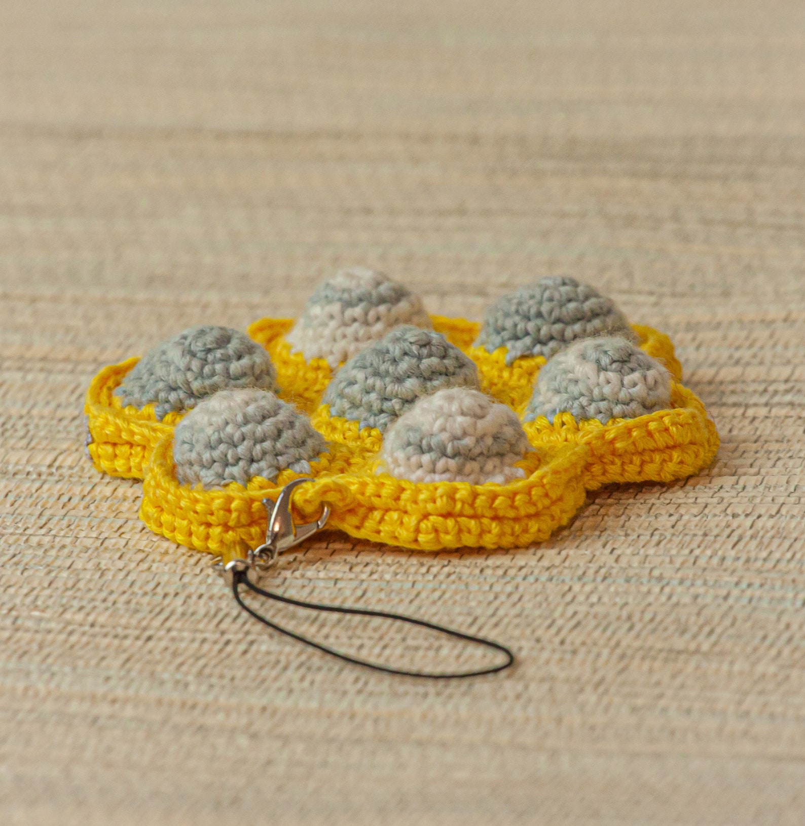 Popit crochet pop-it fidget toy stress Balls dimple | Etsy